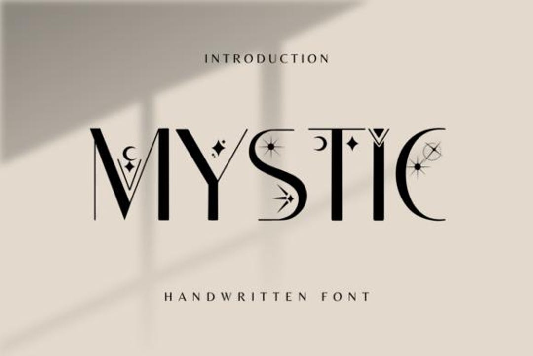 Mystic Font - Etsy