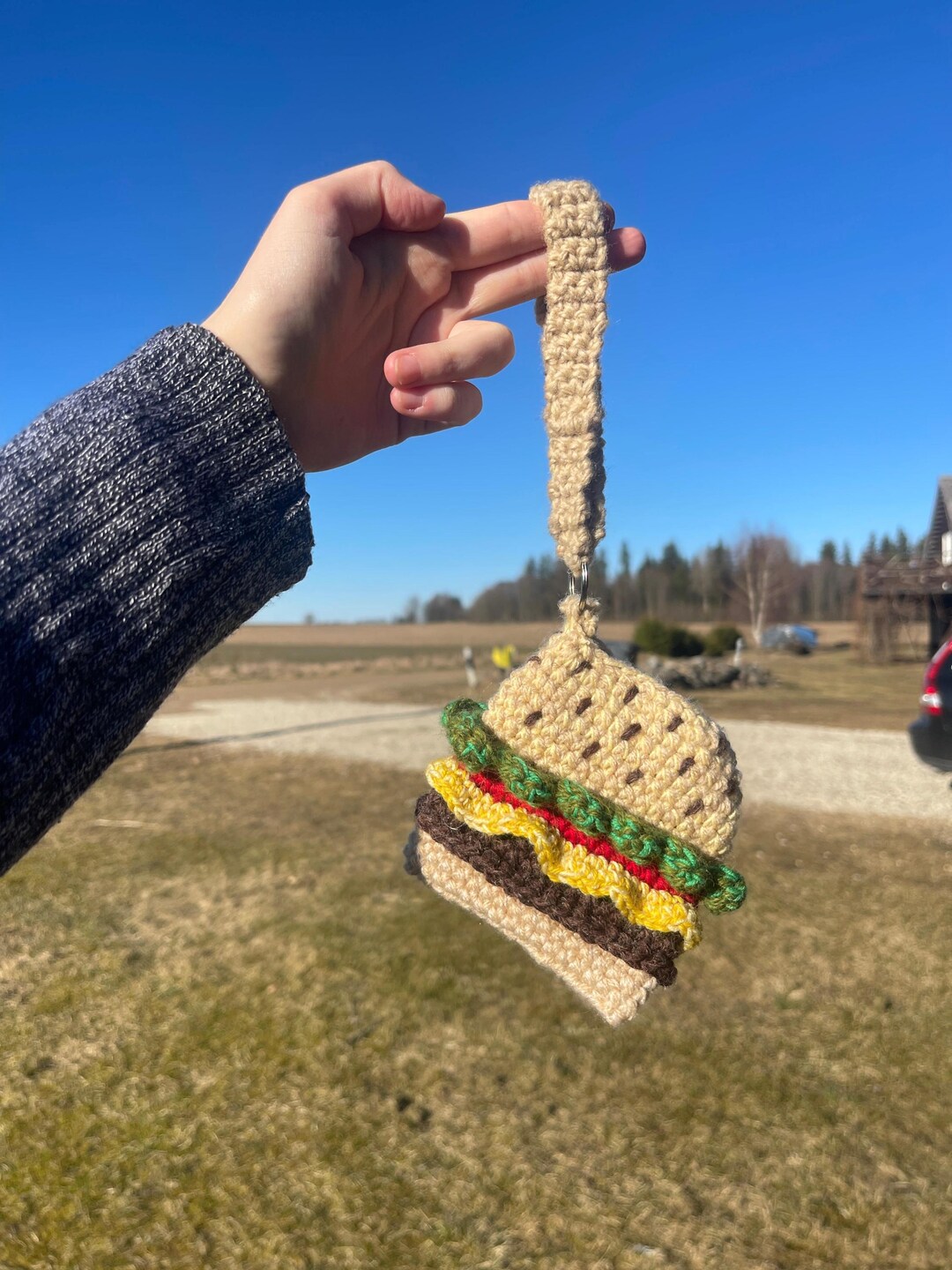 Crochet Burger Pouch Bag Pattern – Beginner-friendly Amigurumi (PDF ...