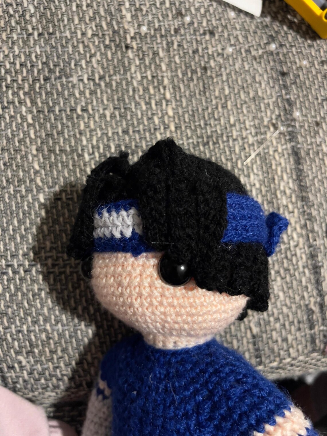Sasuke Amigurumi Pattern PDF. Anime Character Crochet Tutorial. DIY ...