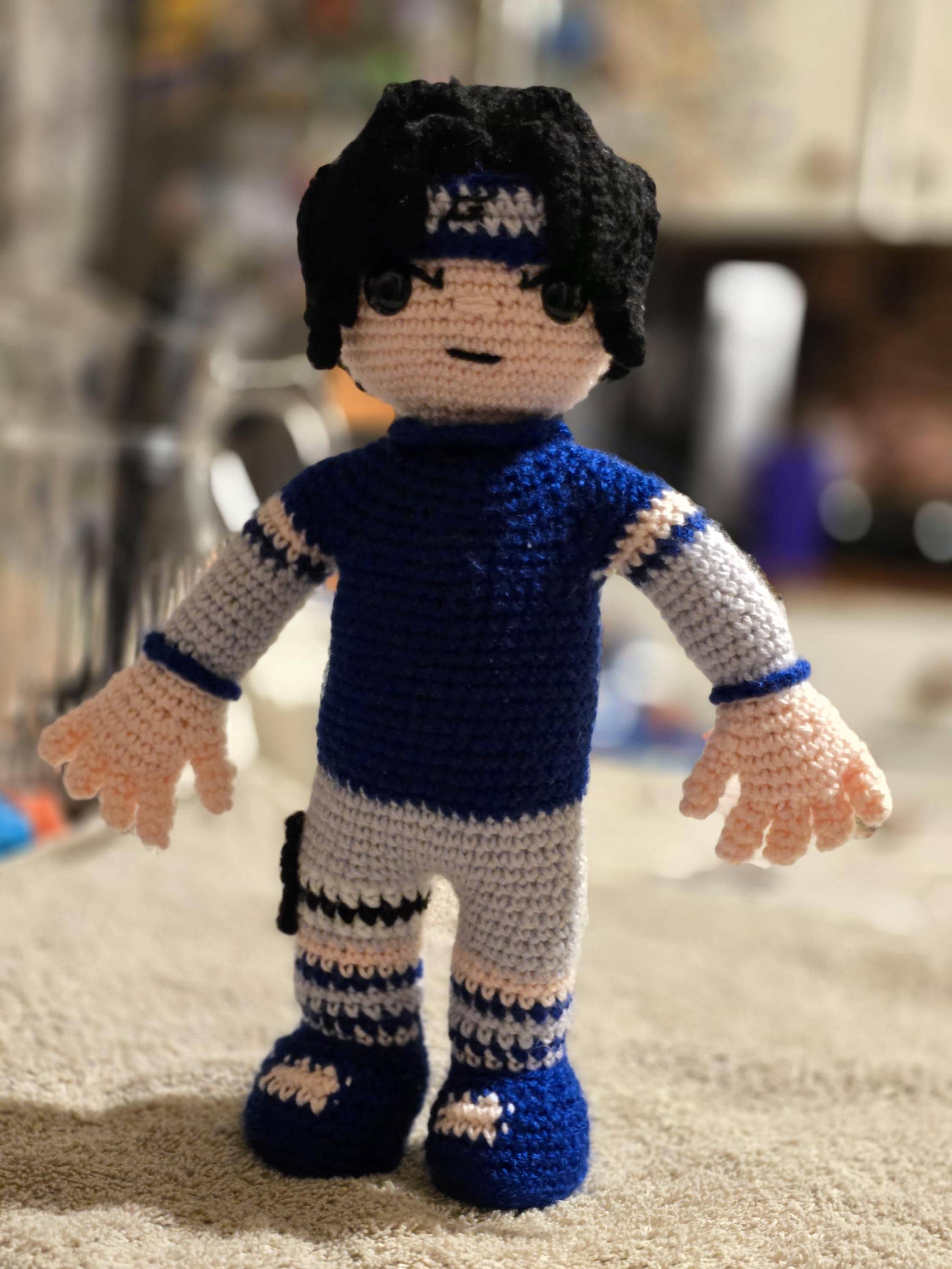 Sasuke Amigurumi Pattern PDF. Anime Character Crochet Tutorial. DIY ...