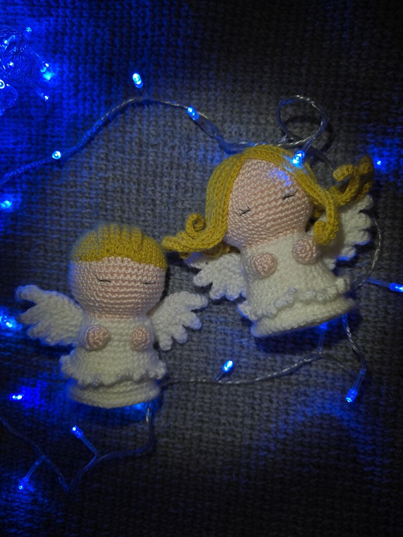 Crochet Angel Amigurumi Pattern PDF, 2-in-1 Christmas Angel & Guardian ...