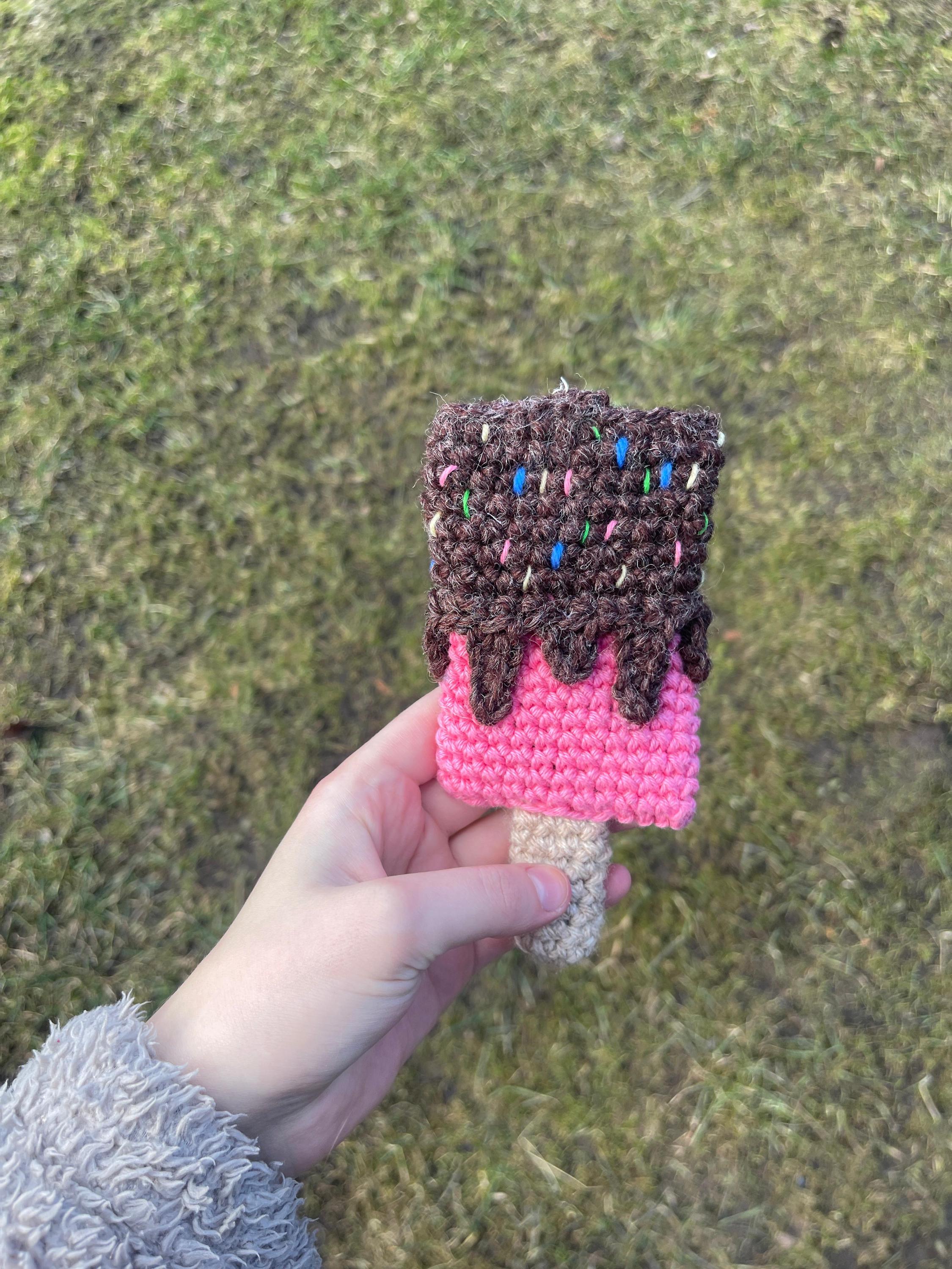 Crochet Ice Cream Pouch Pattern – Beginner Friendly Plush Toy (PDF ...
