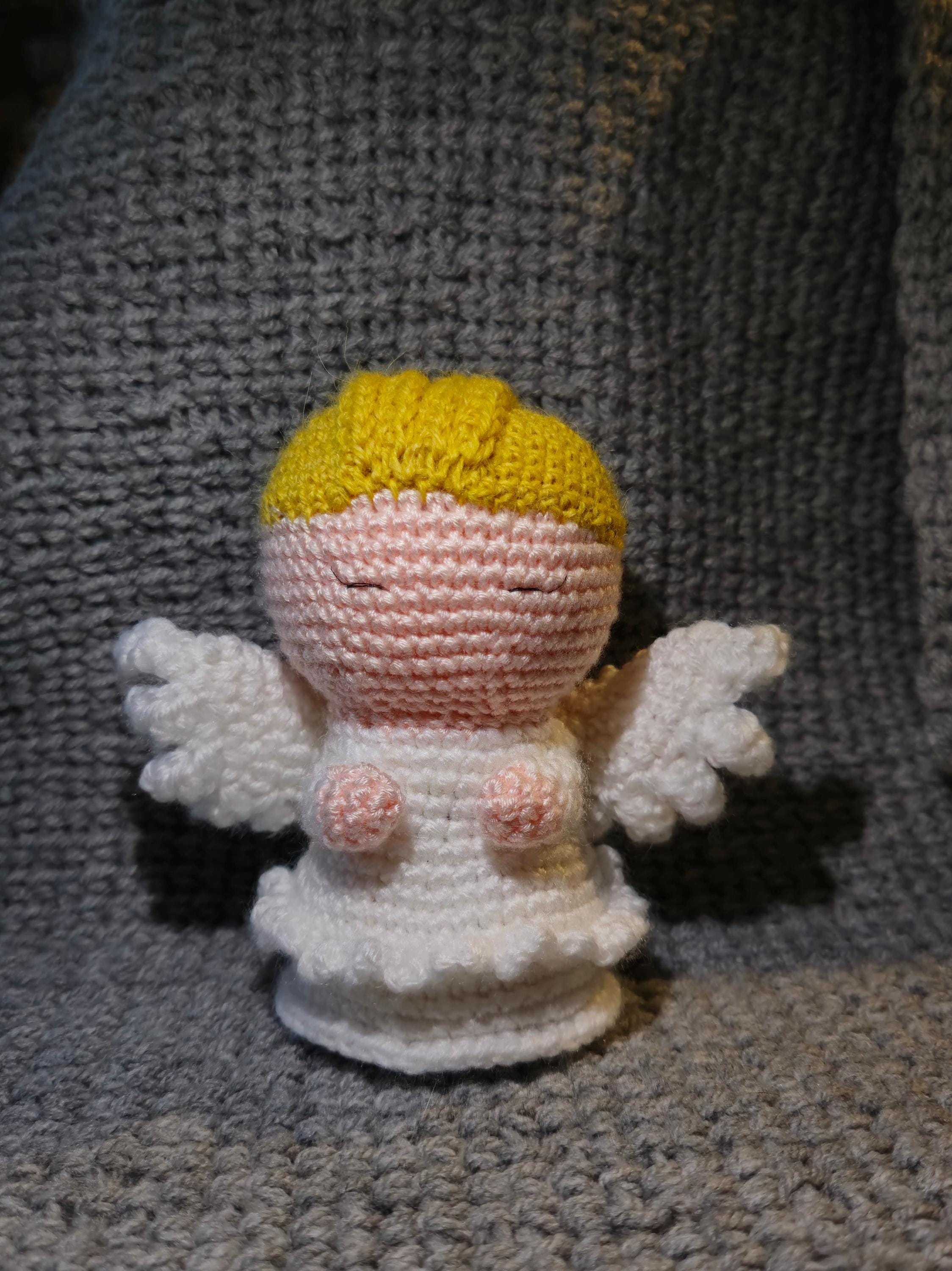 English 2-in-1 Crochet Angel Amigurumi Pattern - Elegant Christmas ...