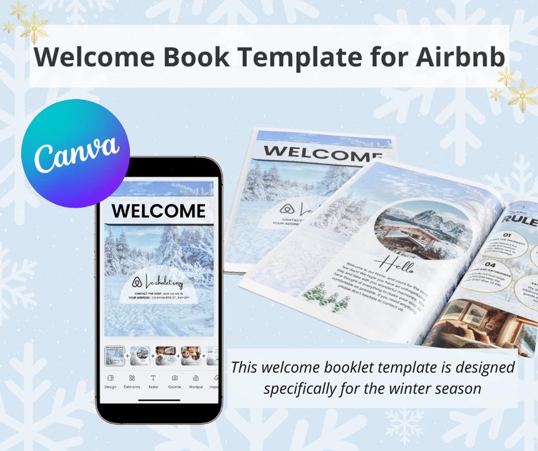 Editable Airbnb Templates – Welcome Booklets, Multilingual Designs ...