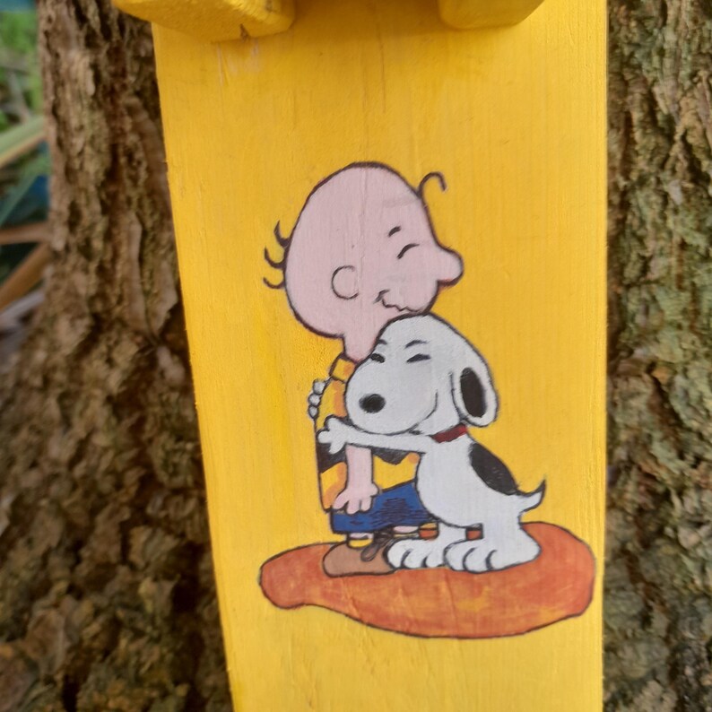 Snoopy Wooden Door Knocker - Etsy