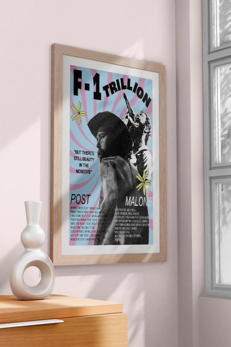 Post Malone F-1 Trillion Poster, Digital Download - Etsy