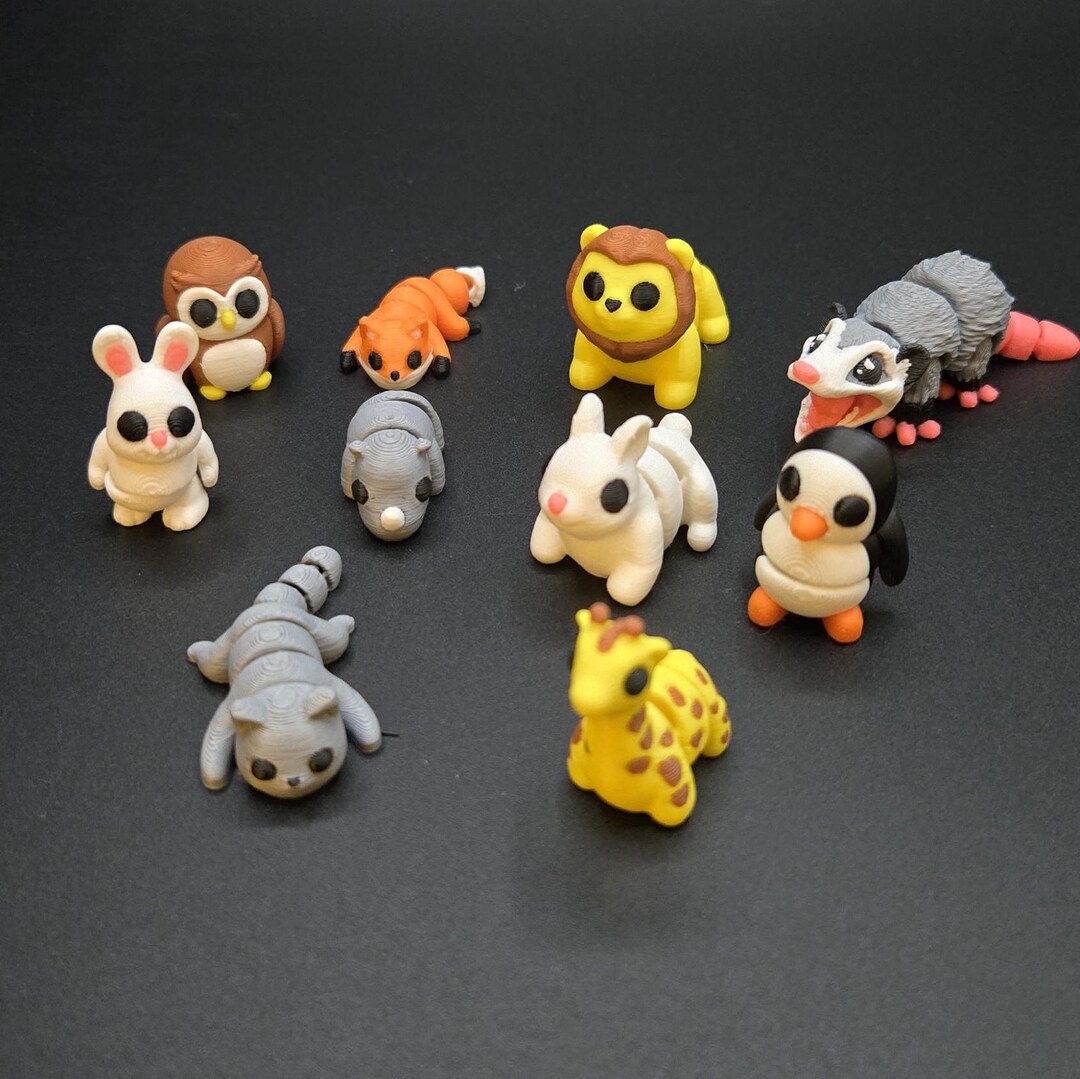 10 Pack Mini Animal Gift Bag! 3D Printed Mini Animals | High Quality ...