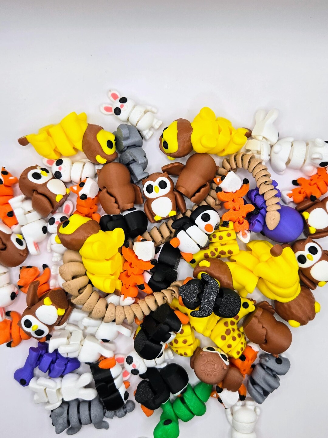 Mini Flexi Animals | Fun Fidget Toys | Multi Pack | Collectable | ZOU3D ...