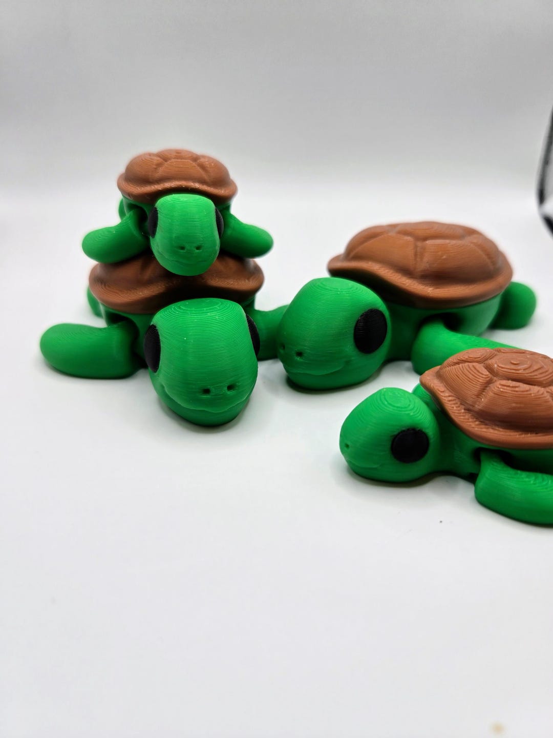 Mini Flexi Sea Turtles | Fidget Toys | Collectable | ZOU3D | 3D Printed ...