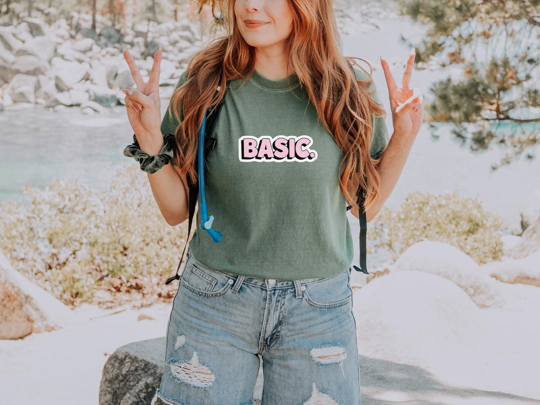Comfort Colors Summer Shirt, Basic Graphic Tee, Cute Summer T-shirt ...