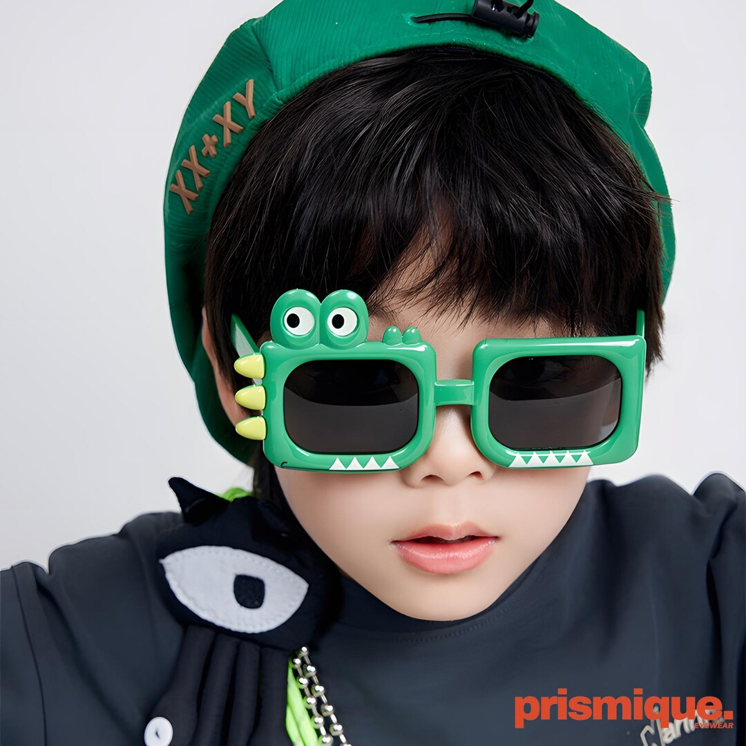 Kids Sunglasses Polarized Cartoon Dinosaur Sunshade Children Creative ...