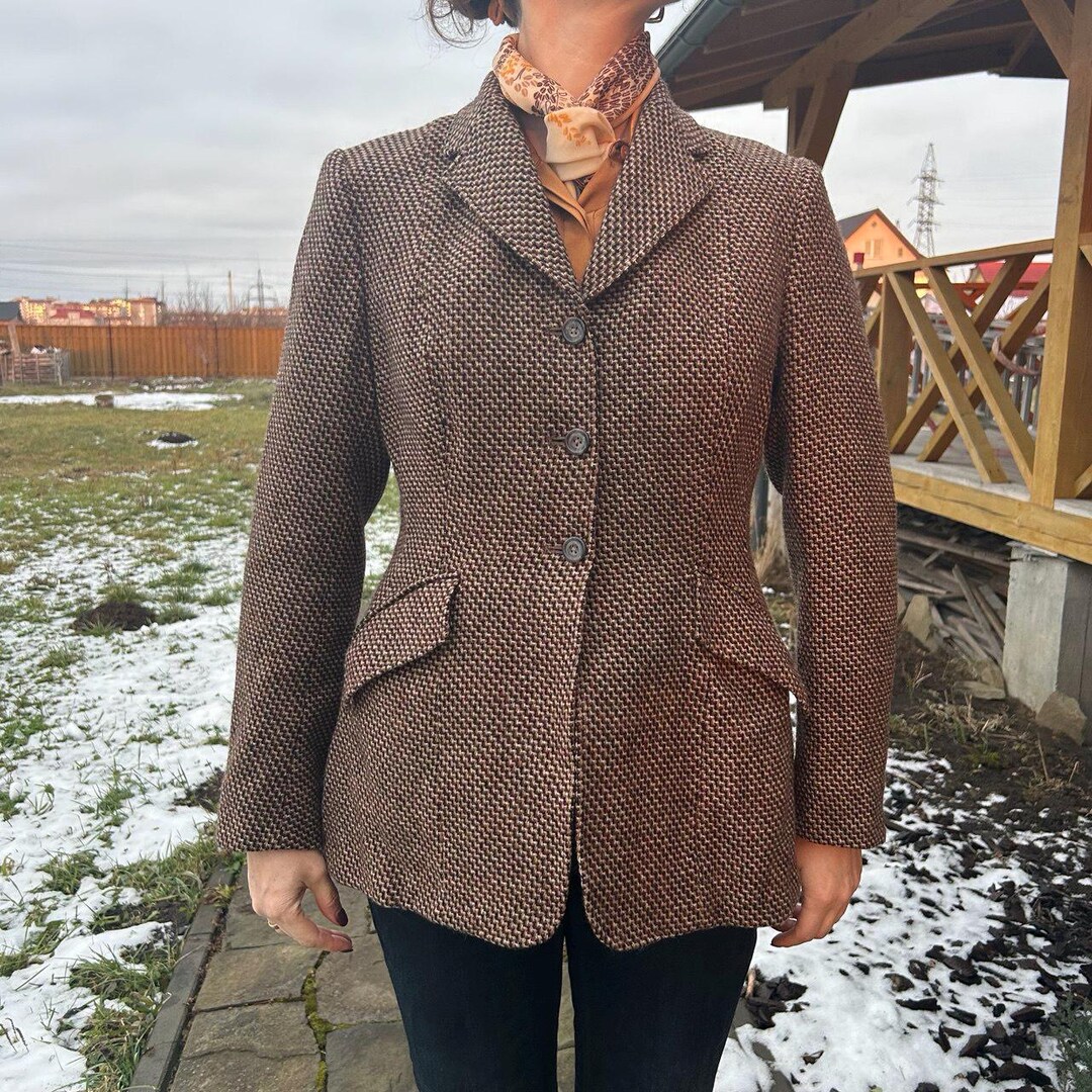 Harry Hall Tweed Ladies Jacket, Size M-L - Etsy