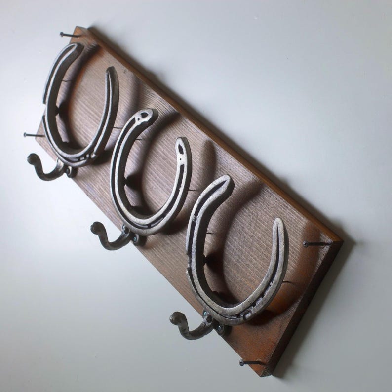 Horse Shoe Coat Rack - Etsy