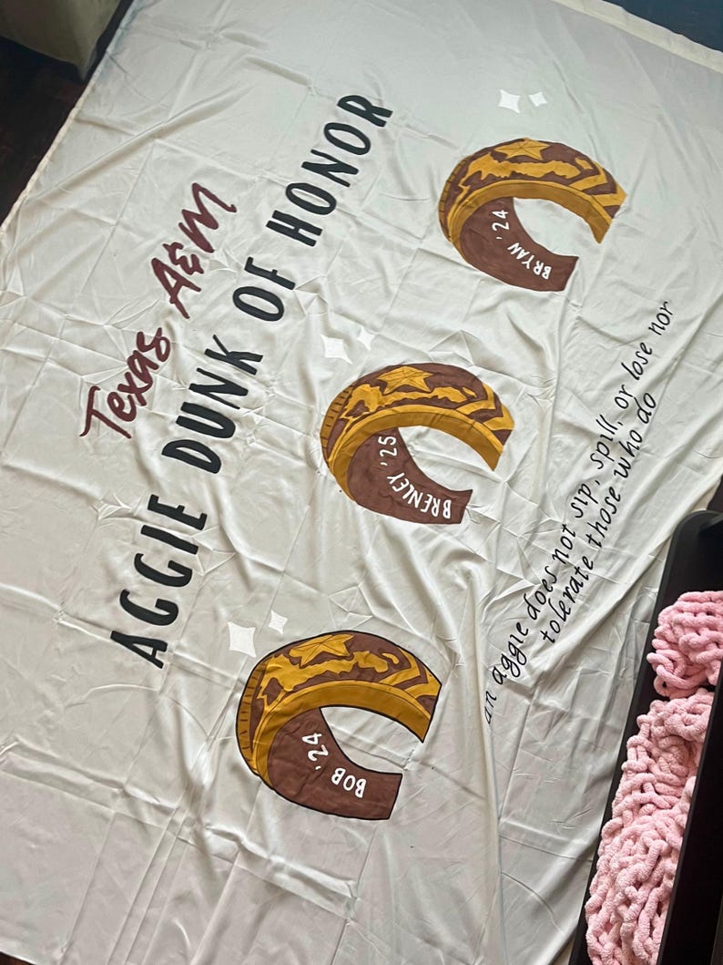 CUSTOM Hand Painted Birthday Banner, 21st, College Party, Custom Banner ...