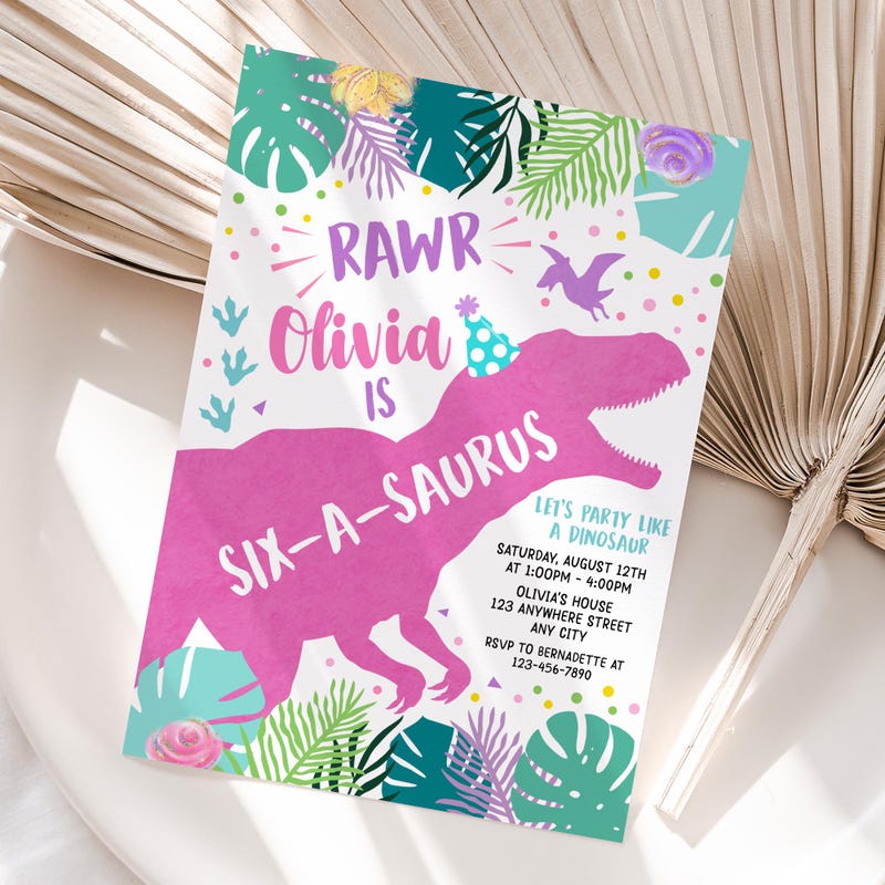 Six a Saurus - Etsy