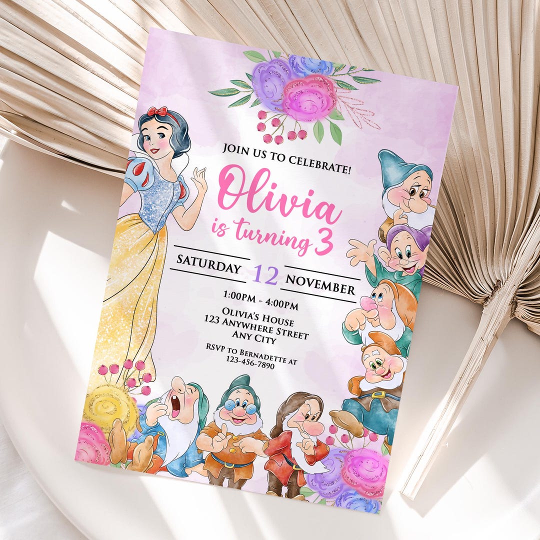 Personalized Birthday Invitation Digital | Personalized Invite ...