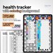 Digital Health Tracker: Coloring Page With Symptom Log (digital ...