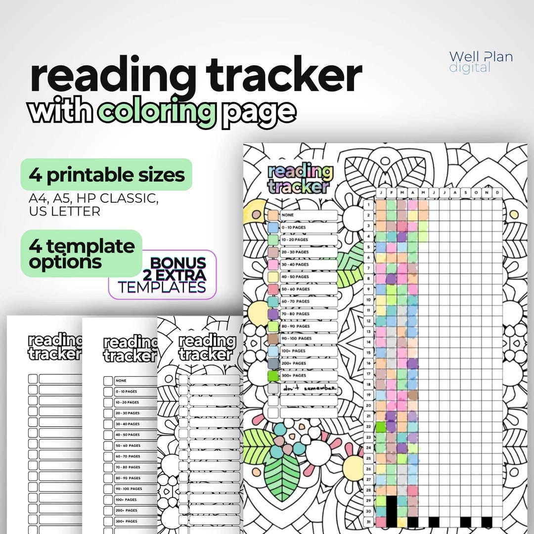 Printable Coloring Pages, Reading Tracker, Coloring Sheets, Bullet ...