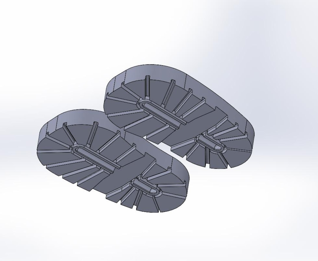Doll Shoe Soles: 3D Print Digital Files (4.0cm & 3.0cm) (STL File) - Etsy