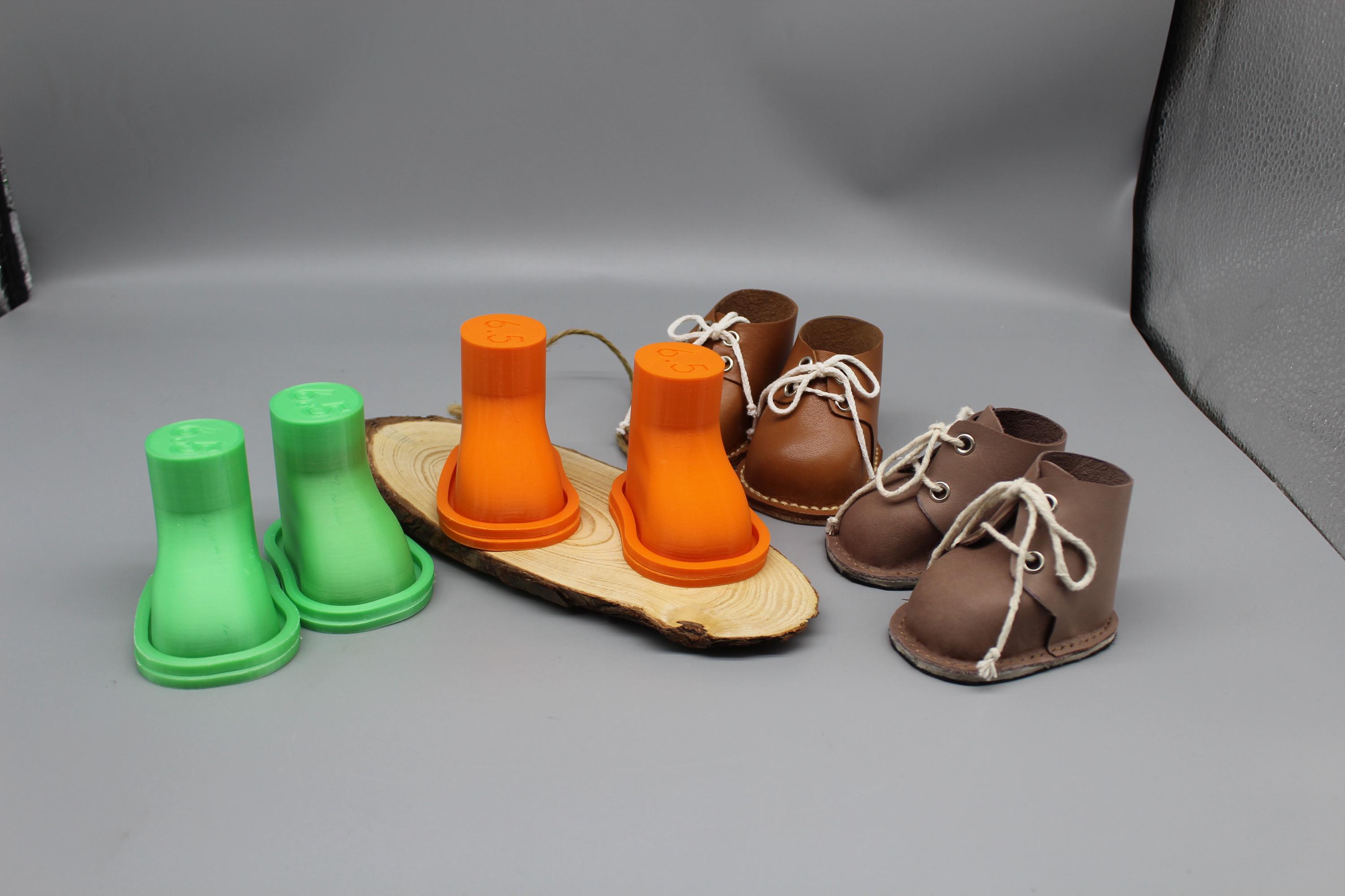 3D Printed Doll Shoe Mold Set: 6.5cm (digital Files) - Etsy