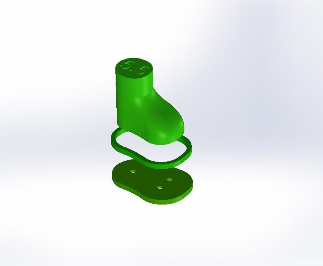 Doll Shoe Molds: 5.5cm Leather Shoes (digital Files) - Etsy