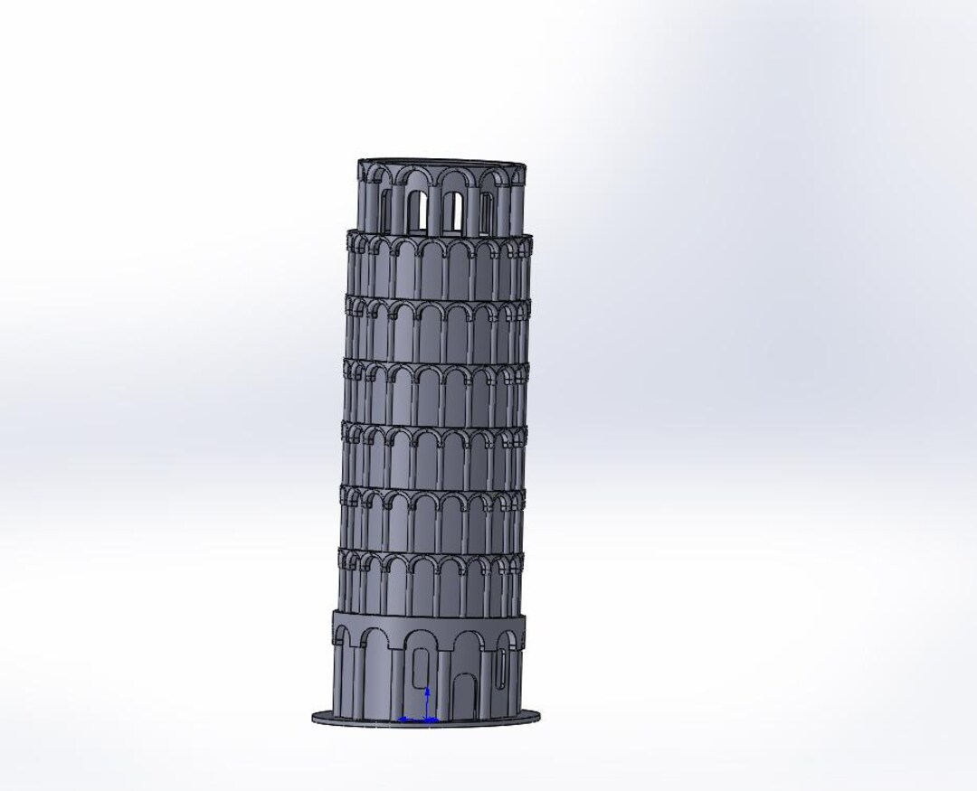 The Leaning Tower of Pisa,3d Printing STL File Digital Instant Download ...
