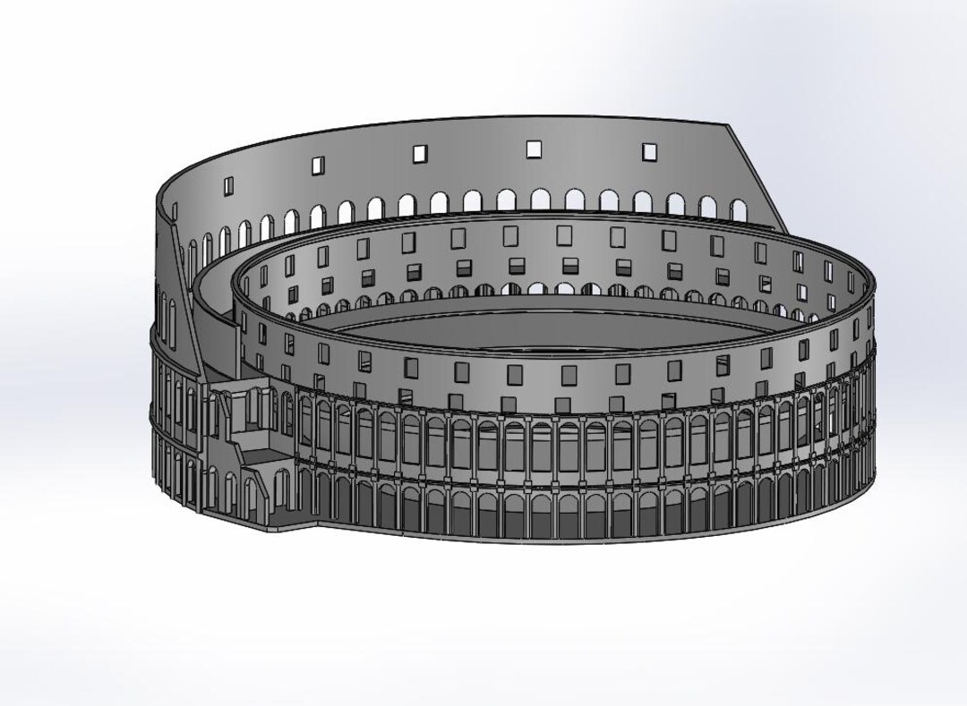 Colosseum 3D Printing File: Rome Model (digital Download) - Etsy