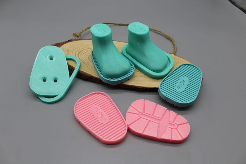American Girl Doll Shoe Molds & Patterns and Soles: 18in Doll (digital ...