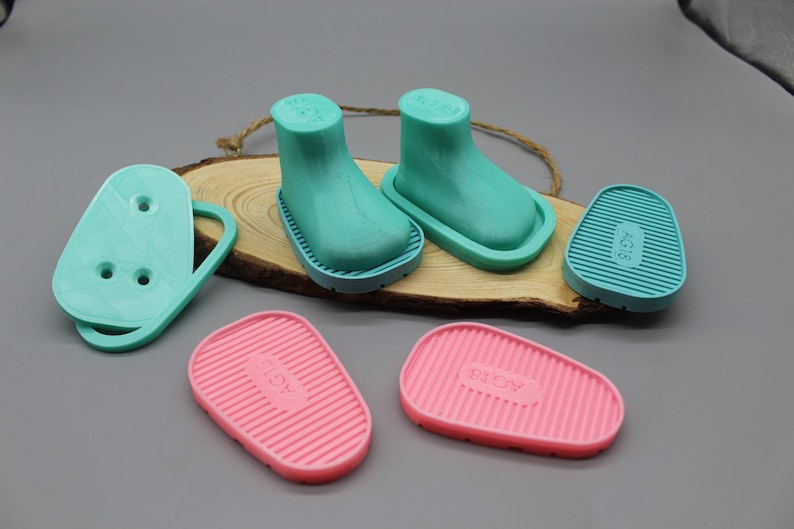American Girl Doll Shoe Molds & Patterns and Soles: 18in Doll (digital ...