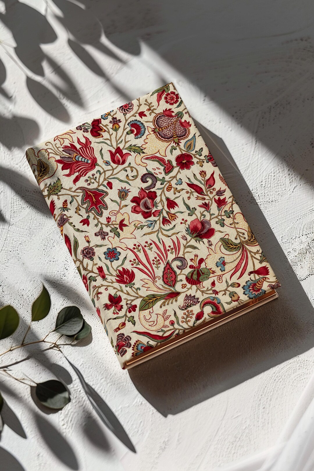 Hardcover Notebook | Botanical Pattern | Woodcut Print | Fine Art - Etsy