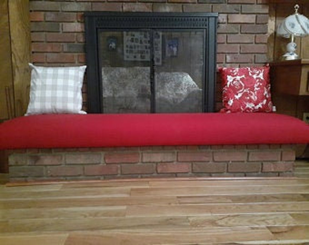 Fireplace Hearth Seat Cushion Hearth Seat Fireplace Cushion Custom ...