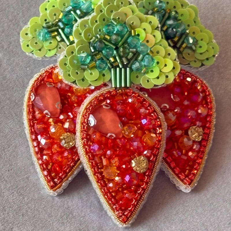 Veggie Garden Brooch - Etsy UK