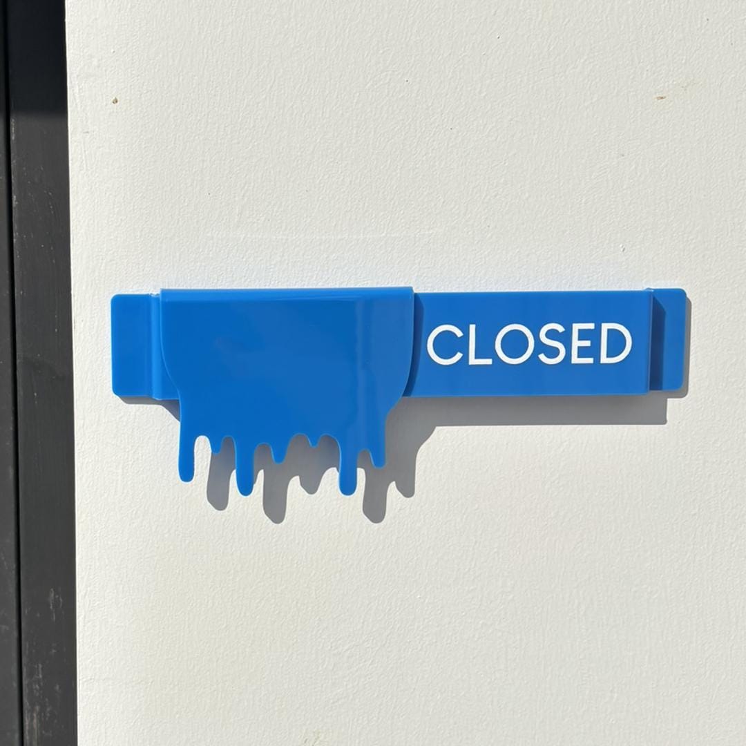 Unique Open Closed Slide Signs for Business, Retail, and Office ...