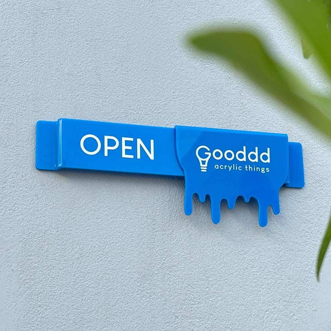 Unique Open Closed Slide Signs for Business, Retail, and Office ...