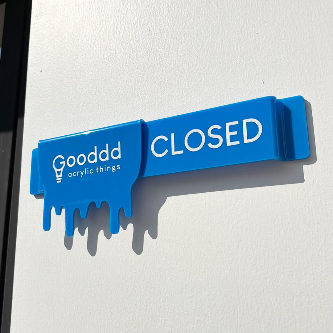 Unique Open Closed Slide Signs for Business, Retail, and Office ...