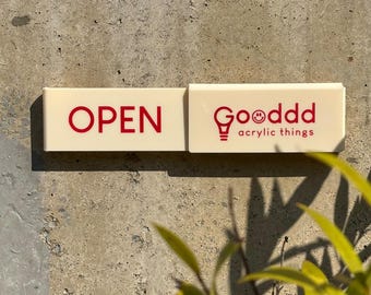 Unique Open Closed Slide Signs for Business, Retail, and Office ...