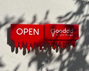 Unique Open Closed Slide Signs for Business, Retail, and Office ...