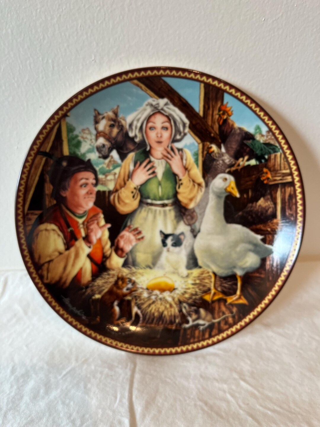 Aesop's Fables Collectible Plate. A Limited Edition Edwin M. Knowles ...