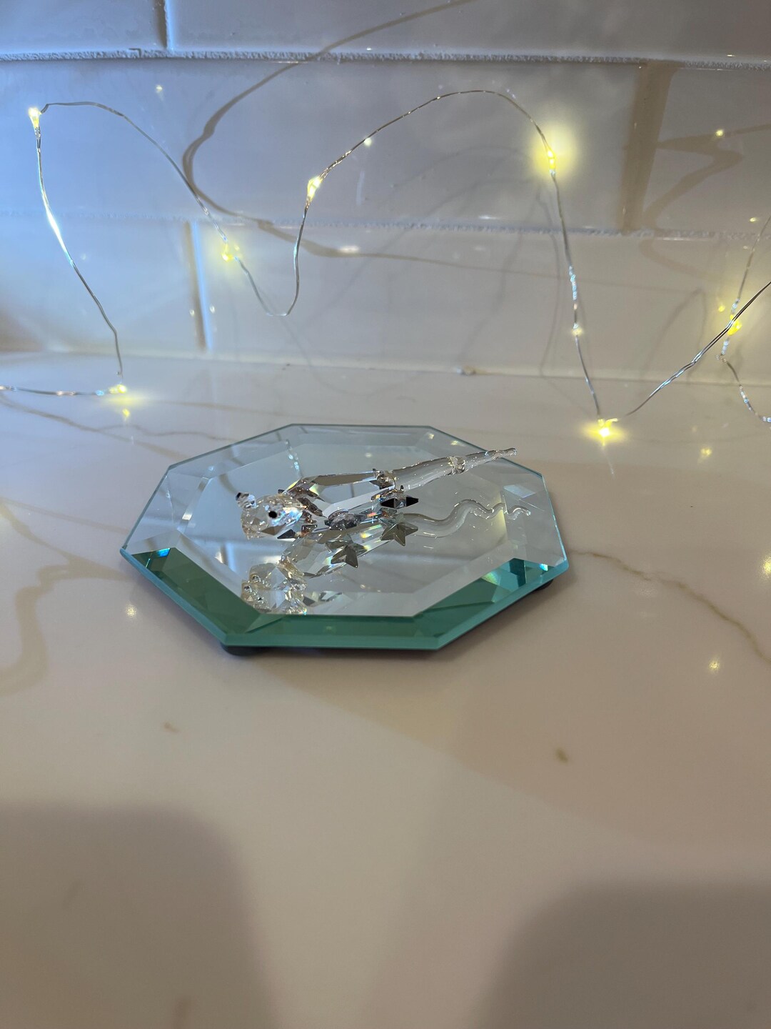 Vintage Crystal Gecko With Silver Plated Feet. - Etsy