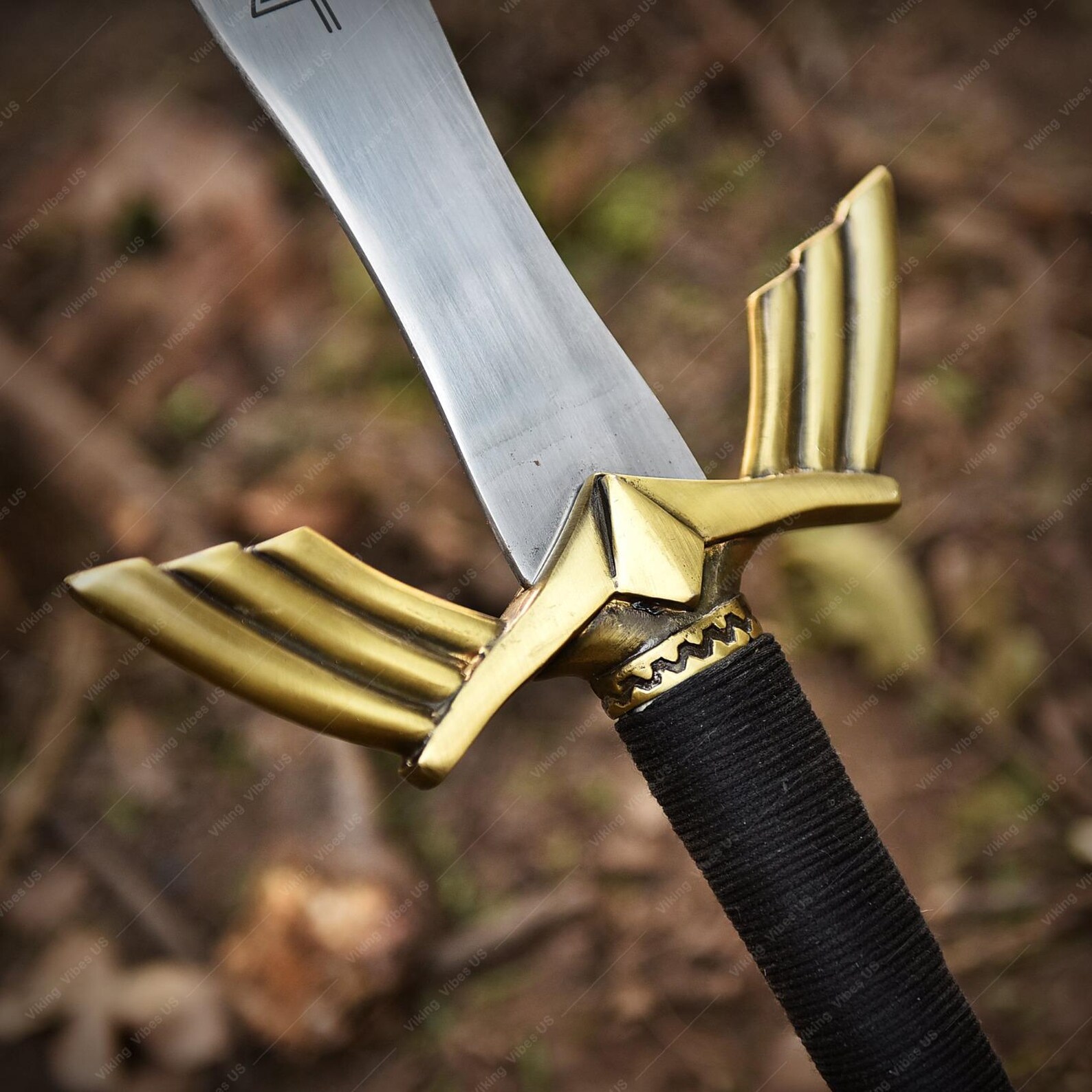 Damascus Steel Handmade Long Sword, Medieval Cosplay Viking Sword ...