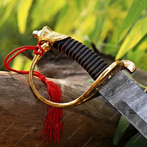 Damascus Steel Handmade Long Sword, Medieval Cosplay Viking Sword ...