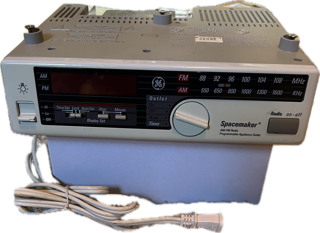 Vintage GE Spacemaker Radio - Etsy