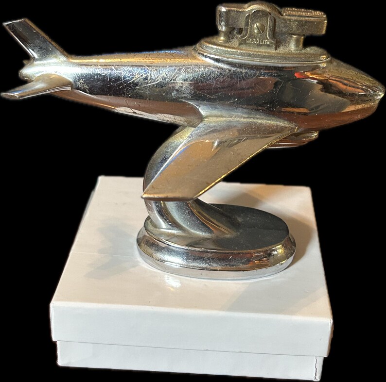Vintage Omscolite Airplane Table Lighter - Etsy