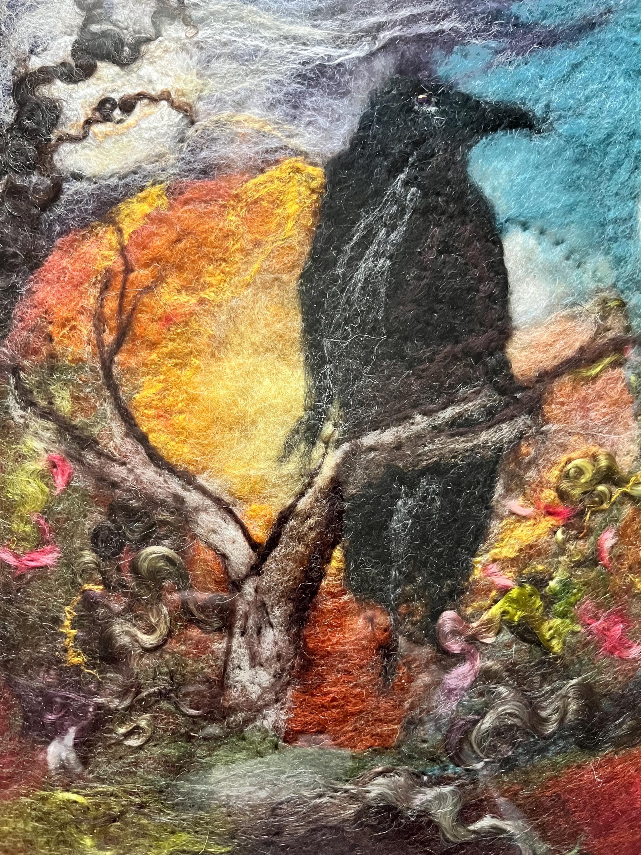 Textile Art Wool Painting - Etsy
