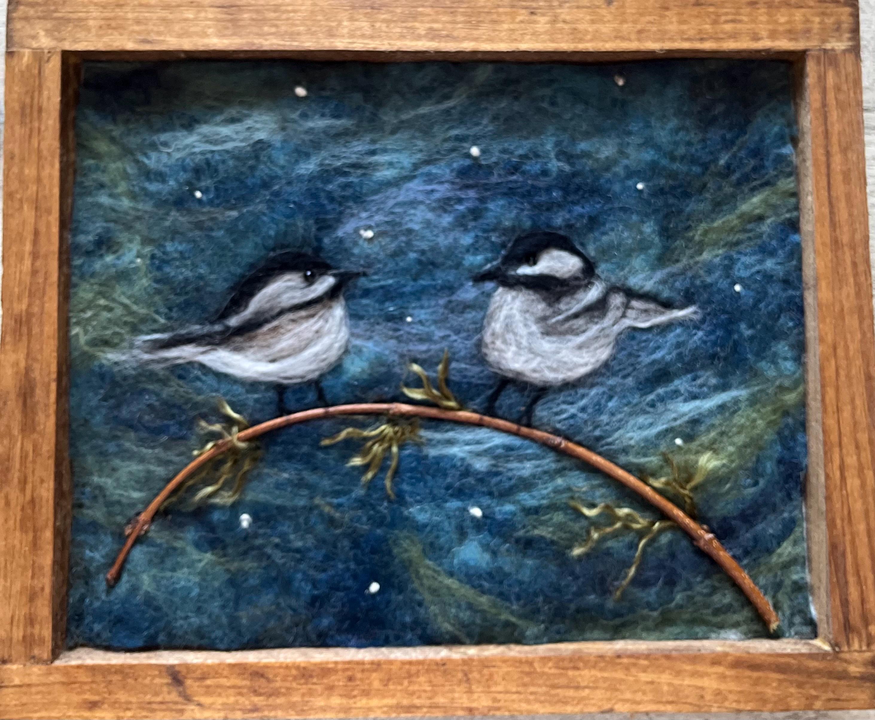 Textile Art Wool Painting - Etsy