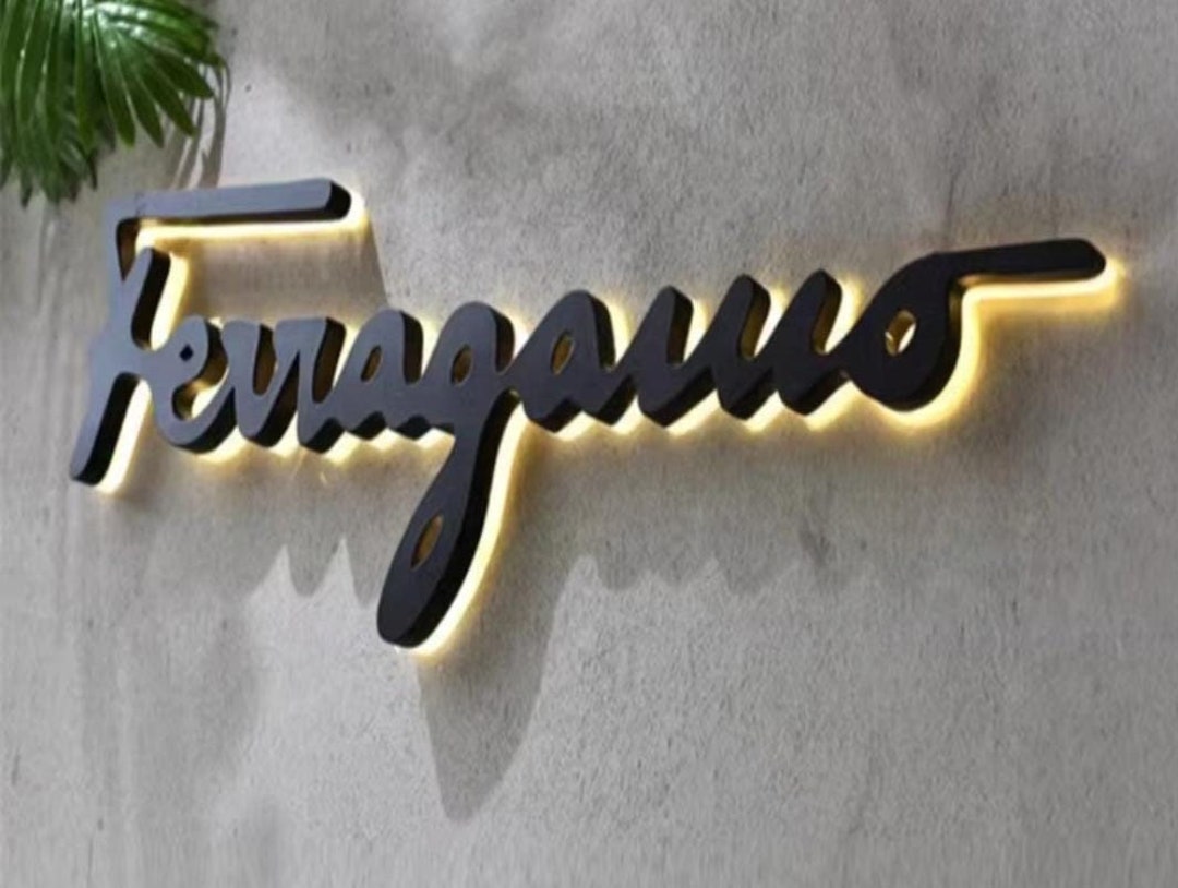 Custom Backlit Sign,illuminated Office,backlit Logo,business 3d Logo ...