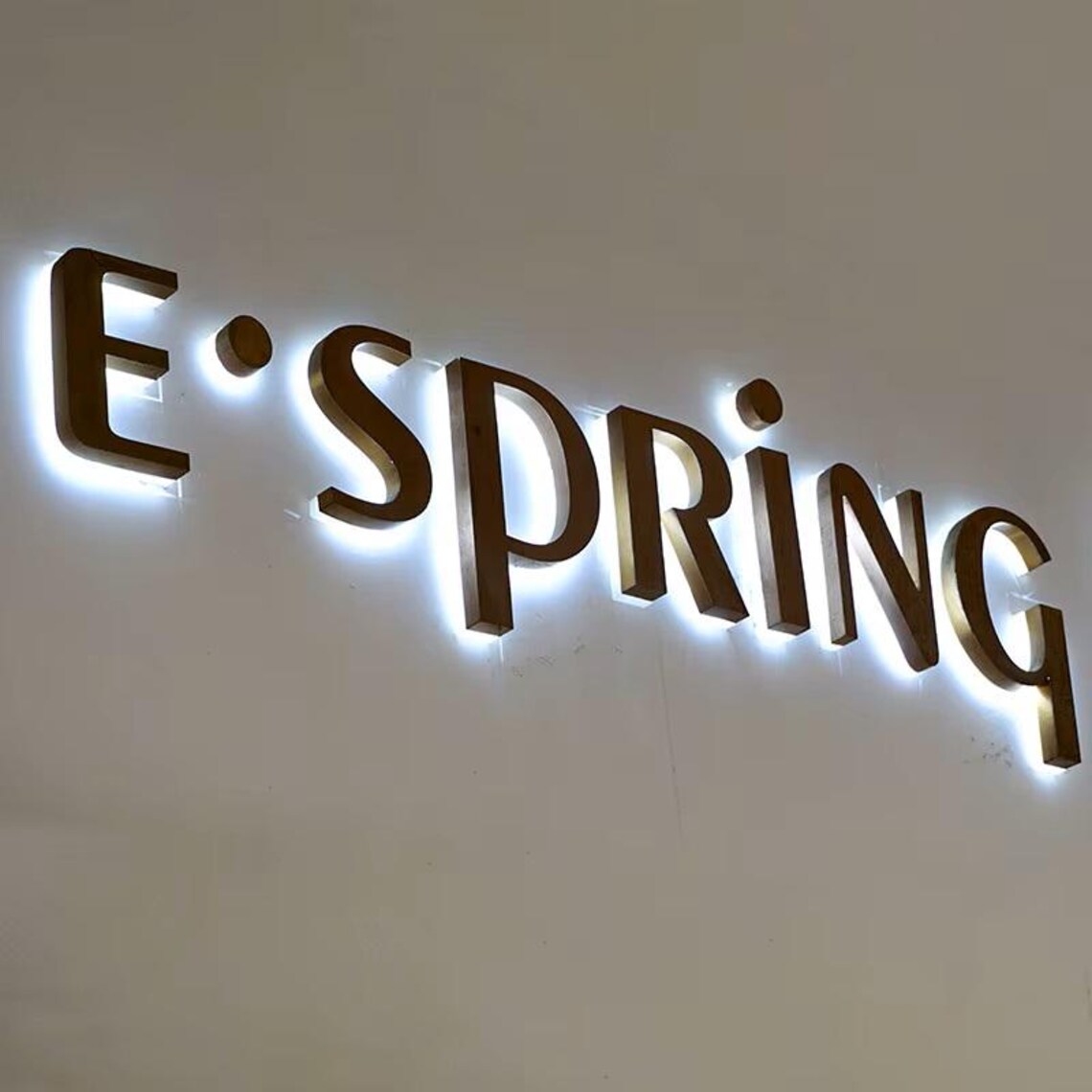 Backlit Wall Sign,lit Business Sign,backlit Sign Office,custom Logo ...