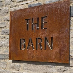 Corten Steel Logo,corten Laser Cutting,rusted Steel Sign,custom Rust ...