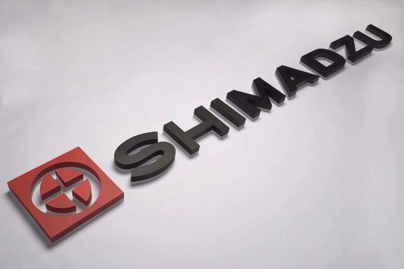 Custom Metal Logo Sign: Laser Cut Stainless Steel, Office Reception ...