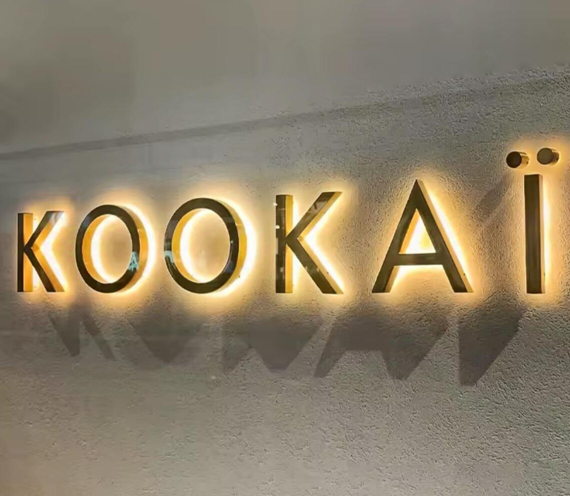 Back Light Signage,metal Logo Sign,company Lit Sign,logo Backlit,wall ...